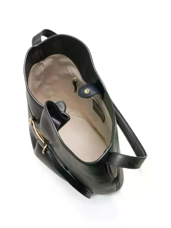 LIFFNER Large Belted Bucket Shoulder Bag