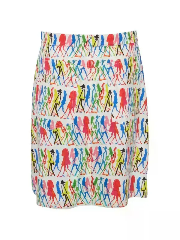 Max Mara Graphic-print A-line Mini Skirt