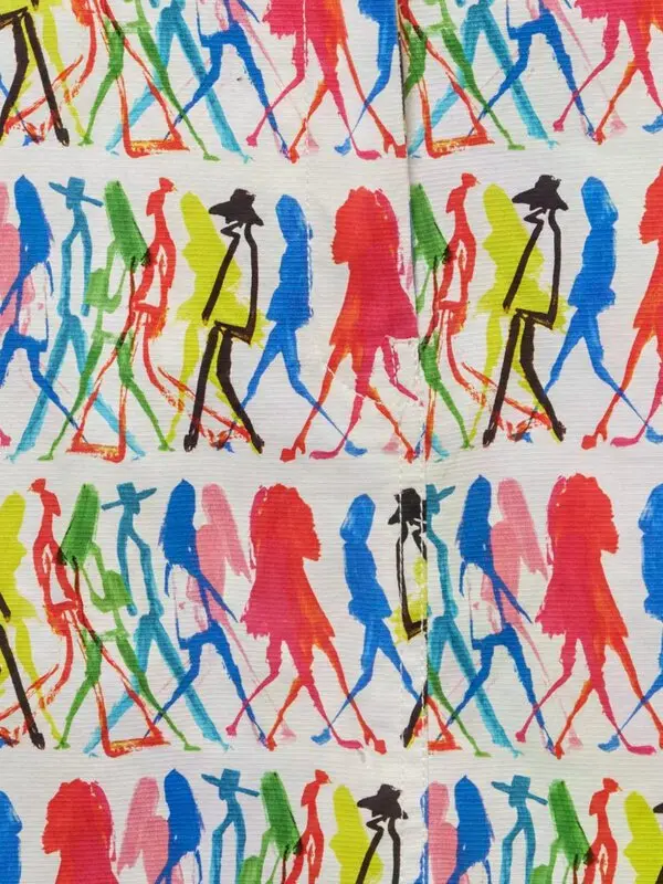 Max Mara Graphic-print A-line Mini Skirt