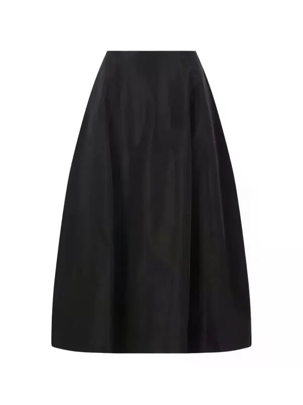 Simone Rocha Taffeta Circle Midi Skirt - Black