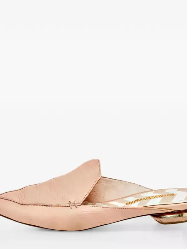 NICHOLAS KIRKWOOD Beya Pointed-toe Flat Mules