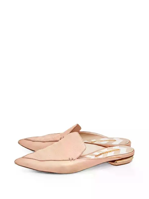 NICHOLAS KIRKWOOD Beya Pointed-toe Flat Mules