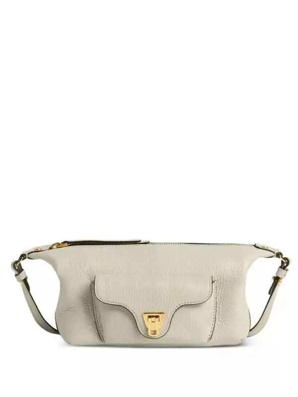 COCCINELLE Mini Beat Leather Shoulder Bag - Green