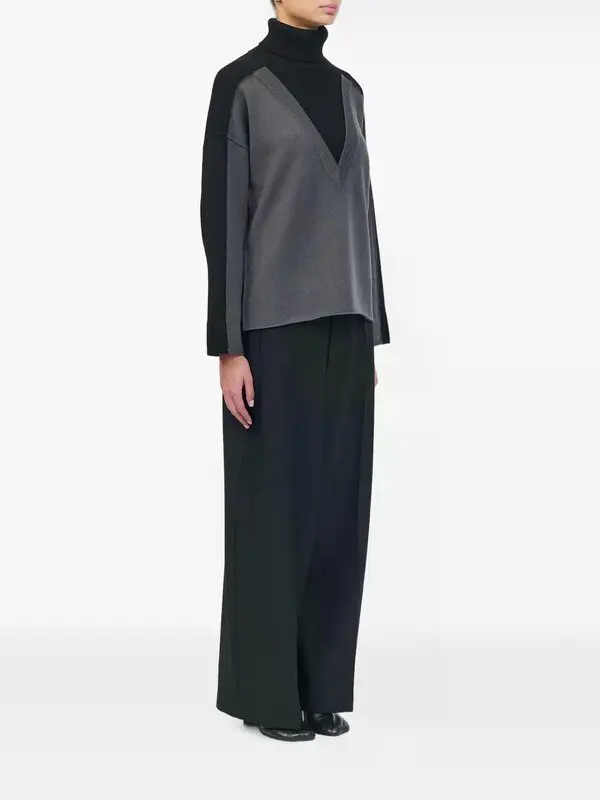 MAISON MARGIELA Colour-block Wool Sweater