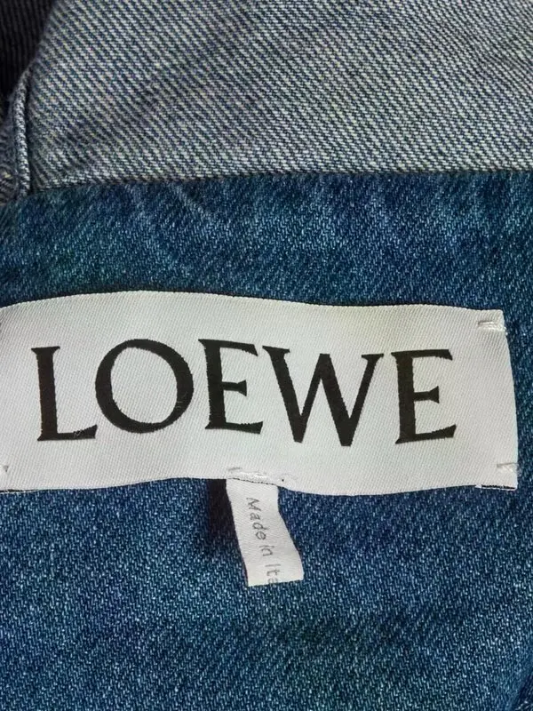 Loewe X Paula’s Ibiza Tie-dye Cropped Denim Jacket