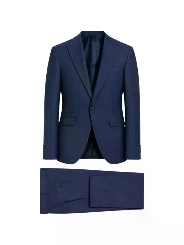 ETIEM TEXTIL S.L. Single-breasted Peak-lapel Suit