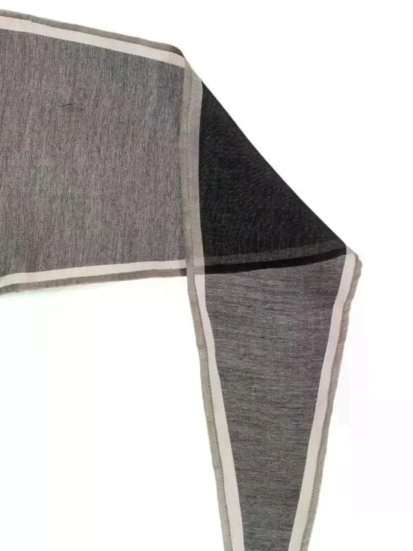 Emporio Armani Logo-print Asymmetrical Scarf