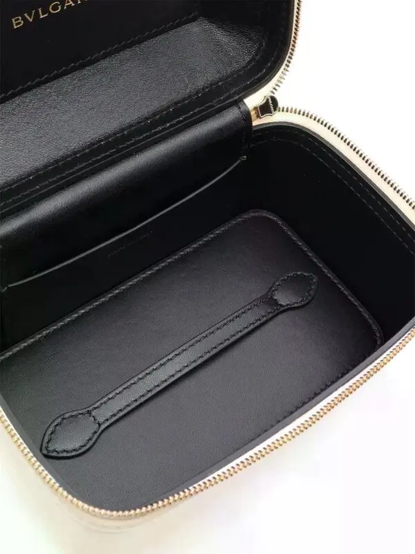 BVLGARI Serpenti Jewelry Box 2-way Leather Tote Bag