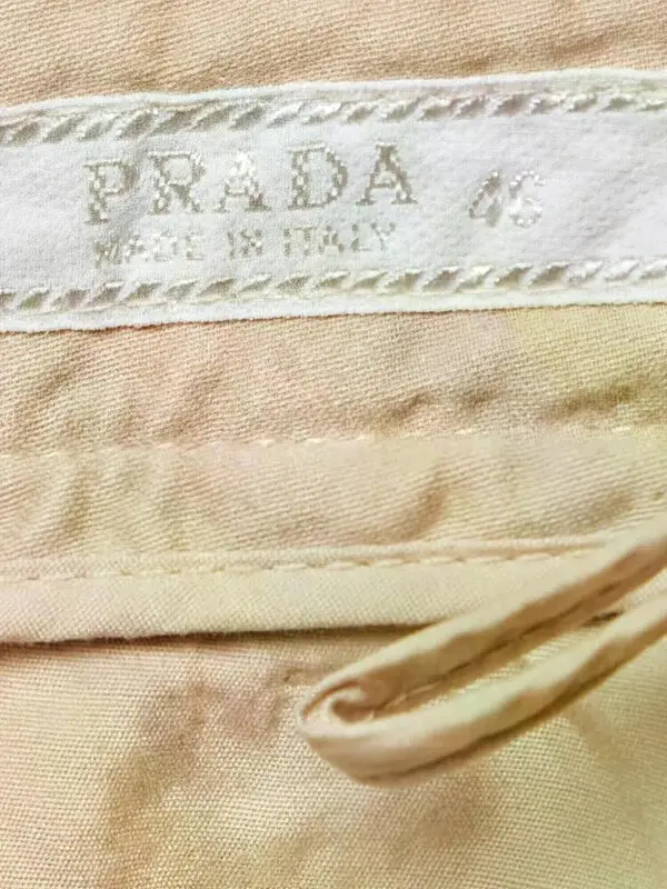 Prada Cotton Cropped Trousers
