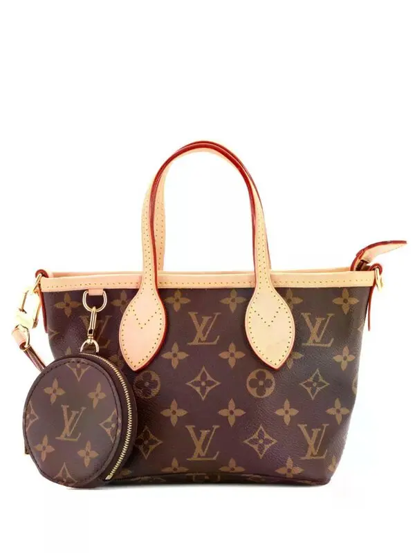 LOUIS VUITTON Monogram Canvas Bb Tote Bag With Pouch - Brown