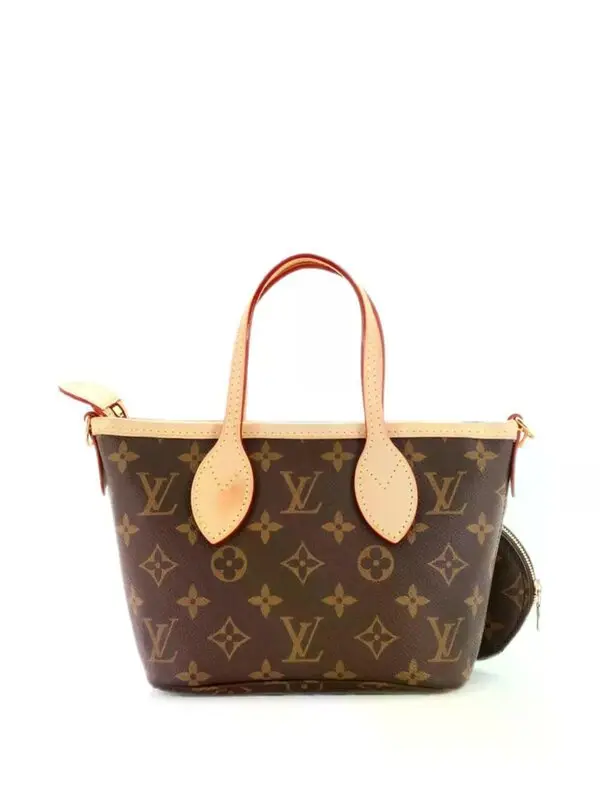 LOUIS VUITTON Monogram Canvas Bb Tote Bag With Pouch - Brown
