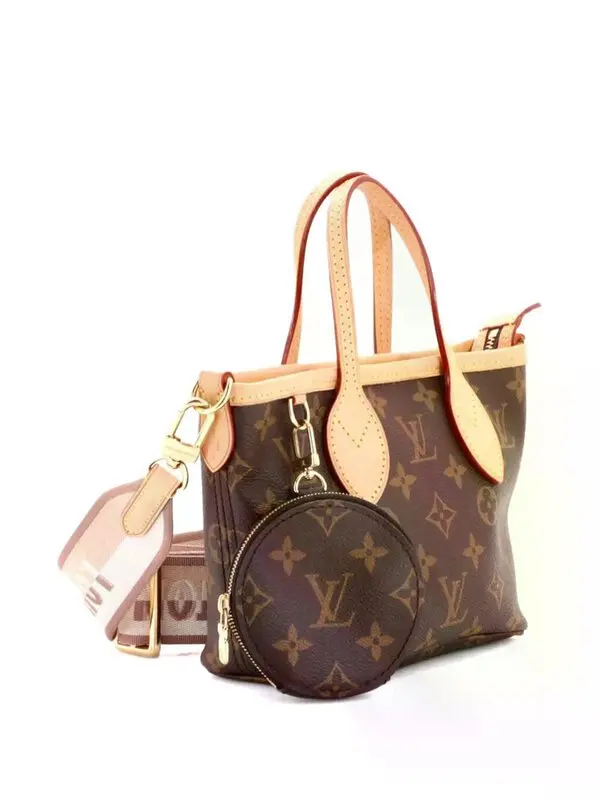 LOUIS VUITTON Monogram Canvas Bb Tote Bag With Pouch - Brown