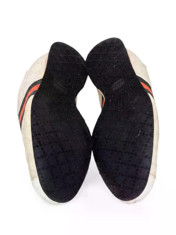 Gucci Web Croc-embossed Sneakers