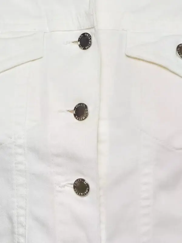 Red Valentino Floral-appliqué Denim Jacket