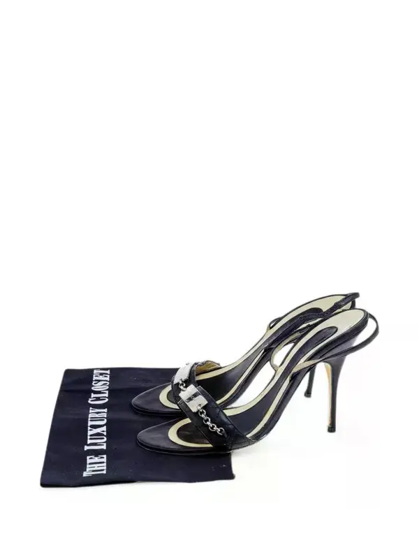 Givenchy Quilted Logo-plaque Sandals