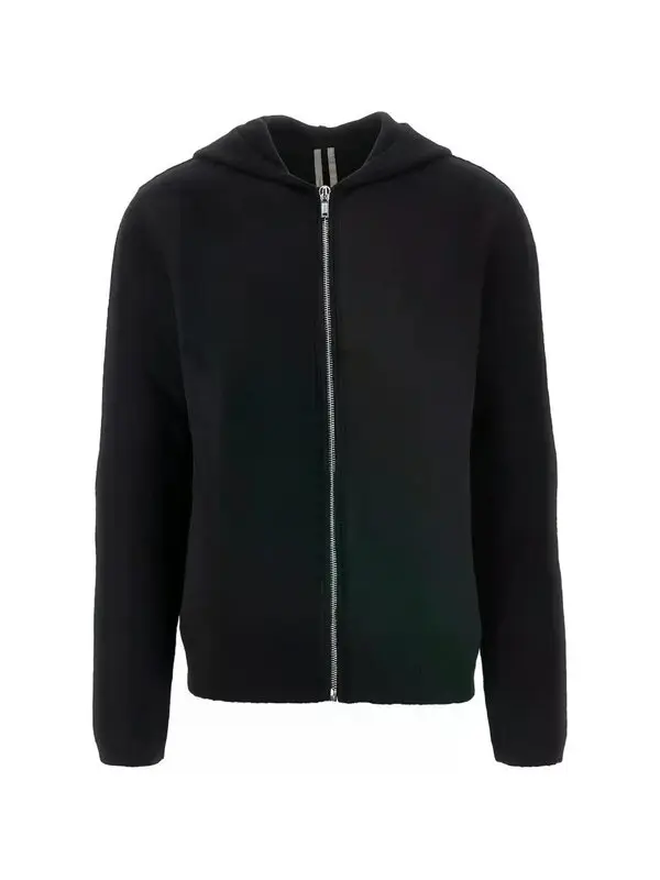 Rick Owens Zip-up Knitted Hoodie