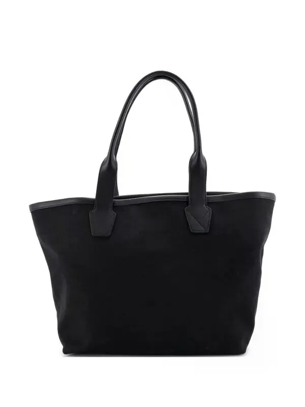 Balenciaga Jumbo Printed Canvas Tote Bag - Black