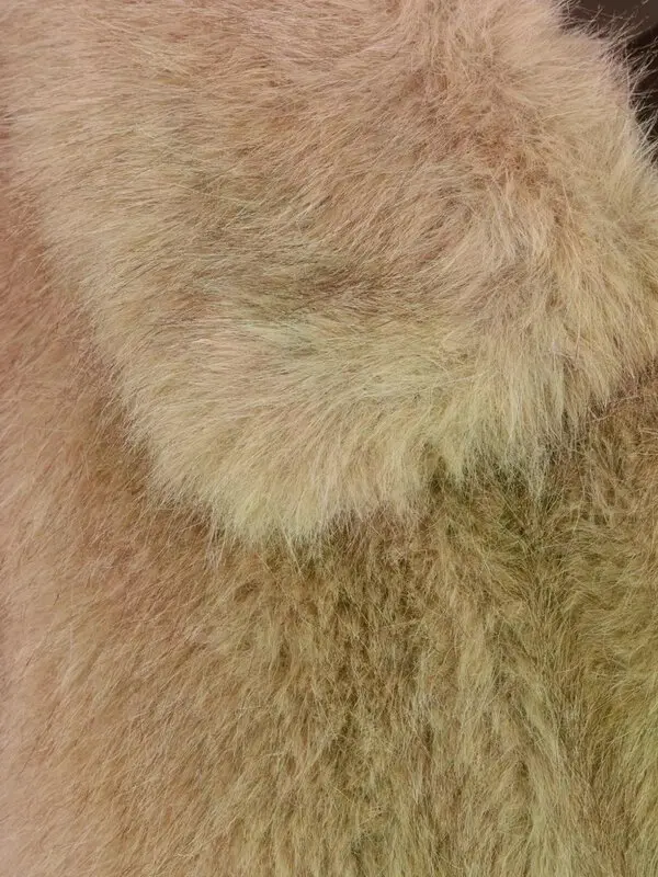 Max Mara Faux-fur Pointed-collar Coat