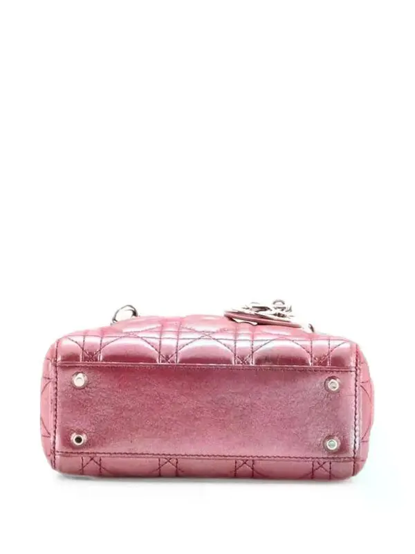 Dior Lady Chain Bag Mini Satchel - Pink