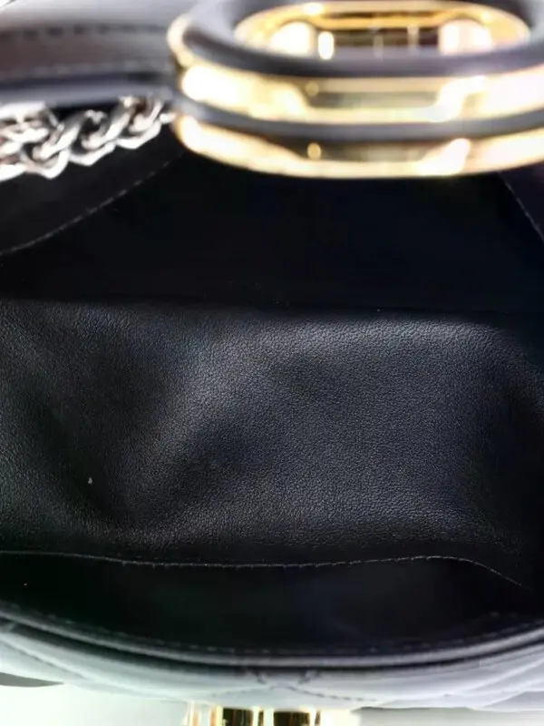 Gucci Deco Chain Flap Matelasse Leather Mini Crossbody Bag