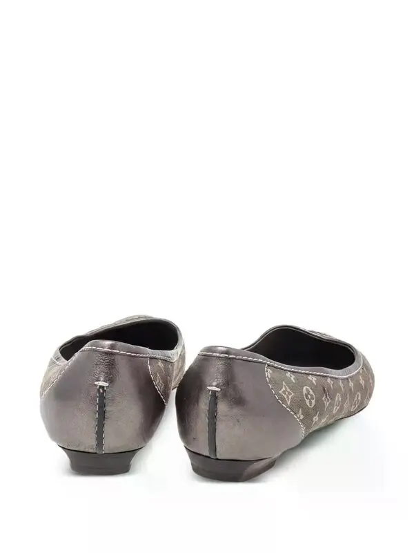 LOUIS VUITTON Cap-toe Ballet Flats