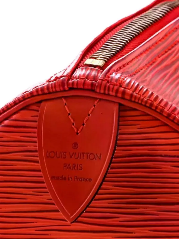 LOUIS VUITTON Keepall Epi Leather Travel Bag 50 - Red