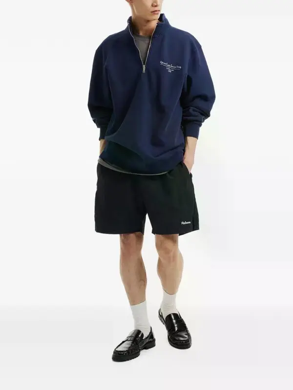 PALMES Stitch Logo-print Shorts