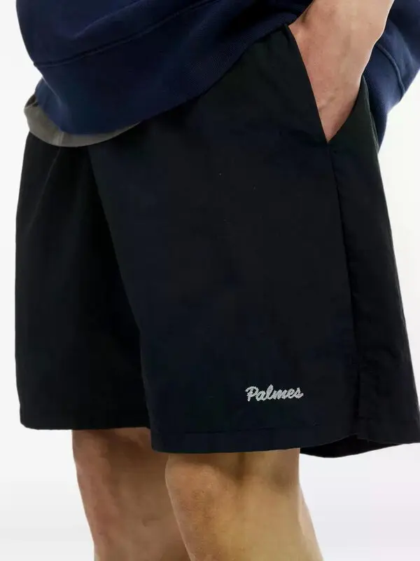 PALMES Stitch Logo-print Shorts