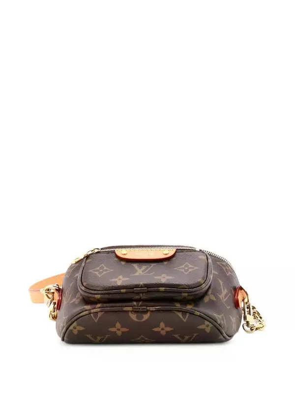LOUIS VUITTON Monogram Canvas Mini Belt Bag - Brown