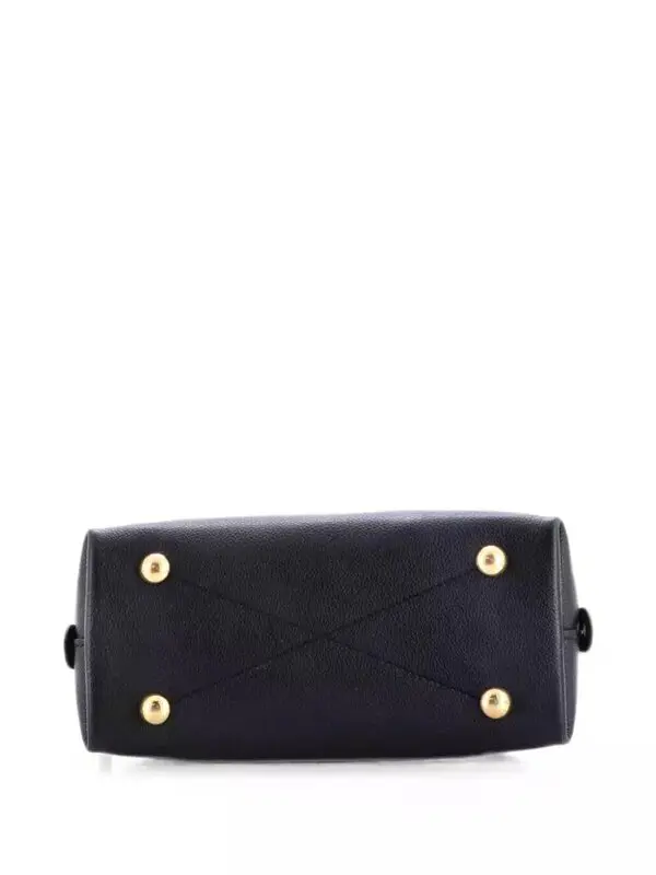 LOUIS VUITTON Monogram Empreinte Leather Satchel - Black