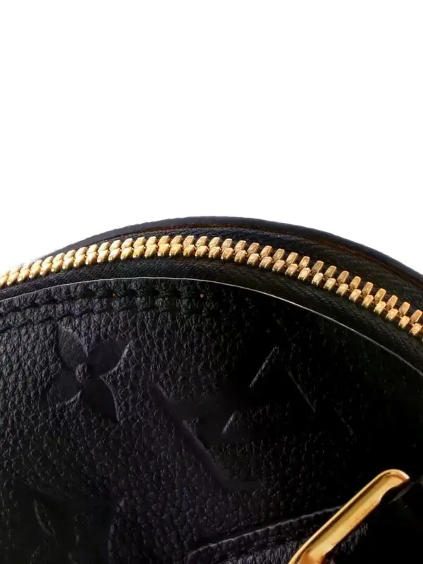 LOUIS VUITTON Monogram Empreinte Leather Satchel - Black