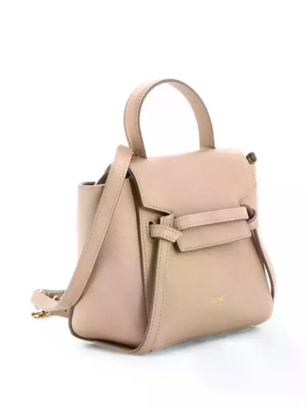 Celine Belt Bag Textured Leather Pico Shoulder Bag