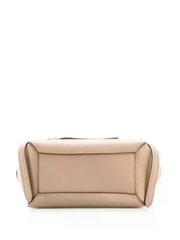 Celine Belt Bag Pico Shoulder Bag Textured Leather - Neutrals