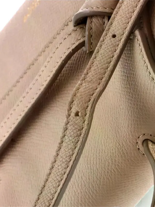 Celine Belt Bag Pico Shoulder Bag Textured Leather - Neutrals