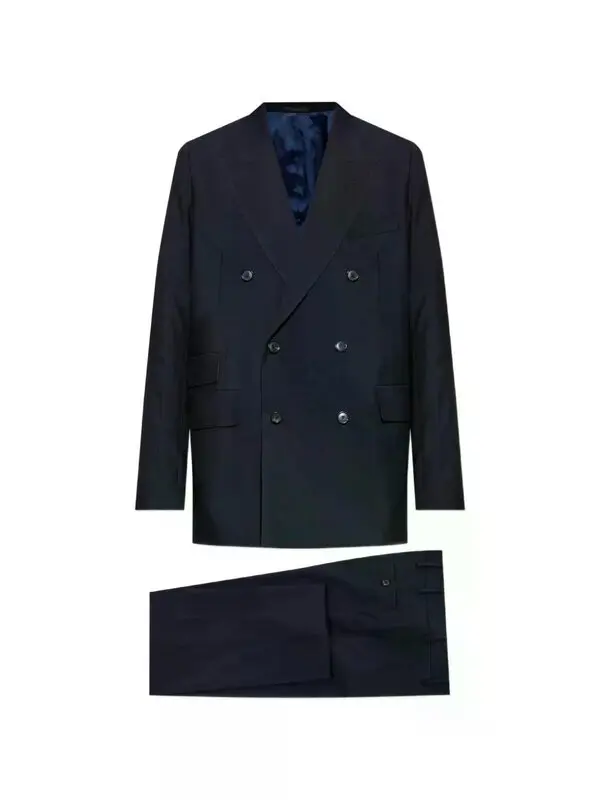 Paul Smith Double-breasted Wool-blend Suit