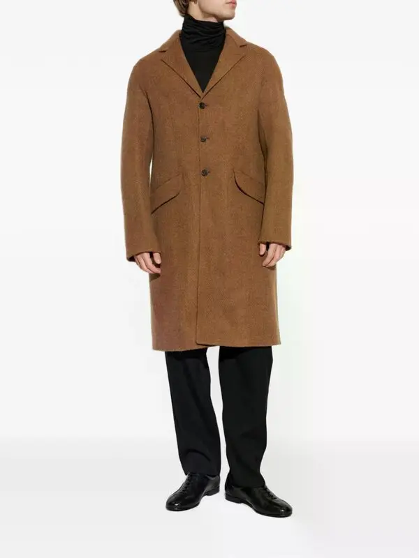 JIL SANDER Single-breasted Wool Coat