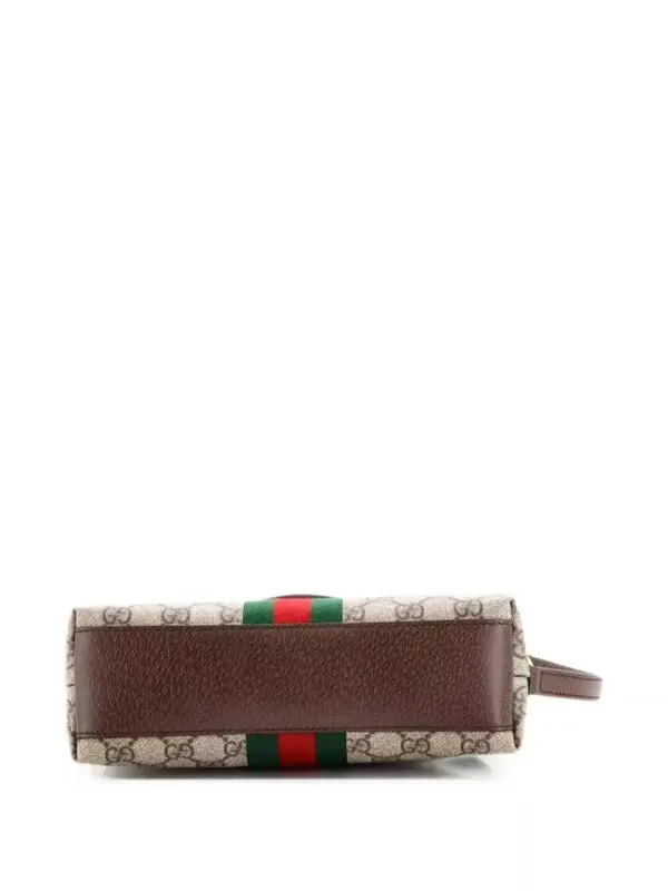 Gucci Ophidia Dome Gg Coated Canvas Small Shoulder Bag