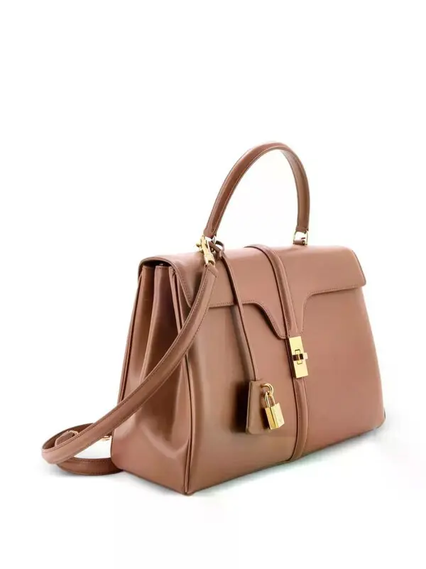 Celine 16 Top Handle Bag Smooth Calfskin Medium Satchel
