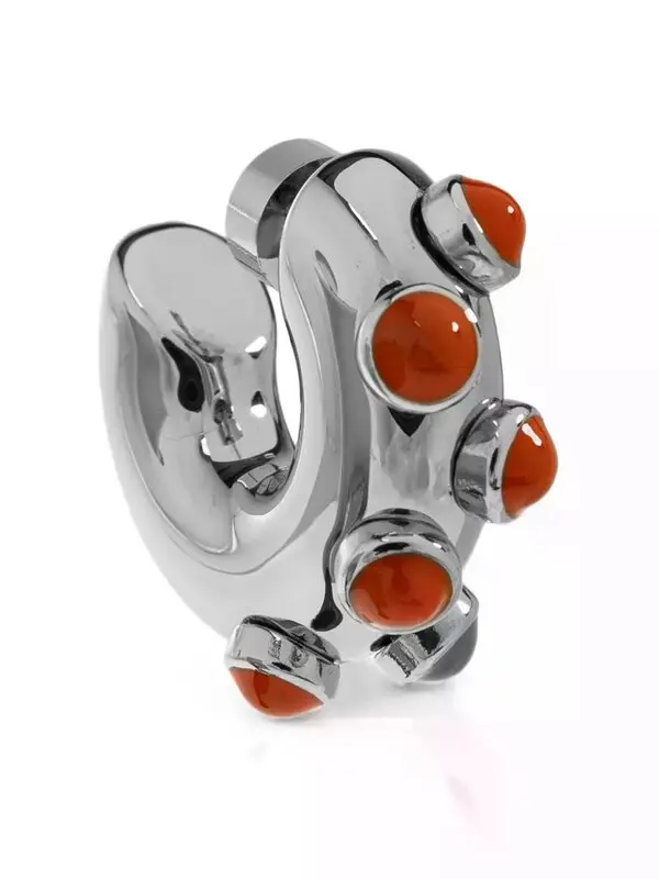 Marni Bead-embellished Hoop Earrings