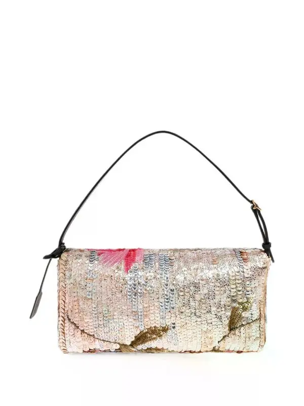 Valentino Garavani Devain Embroidered Shoulder Bag