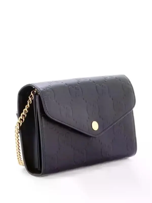 Gucci Envelope Wallet On Chain Guccissima Leather Shoulder Bag