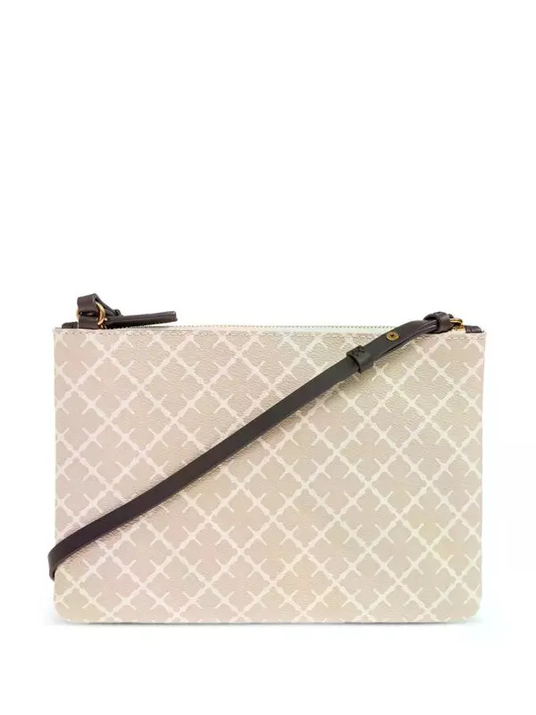 BY MALENE BIRGER Ivy Purse Monogram-print Shoulder Bag - Neutrals