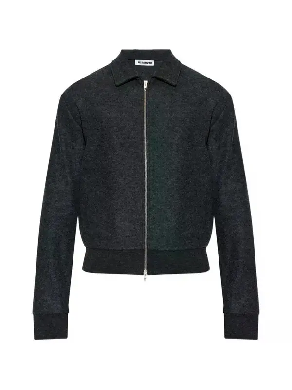 JIL SANDER Zip-up Bomber Jacket