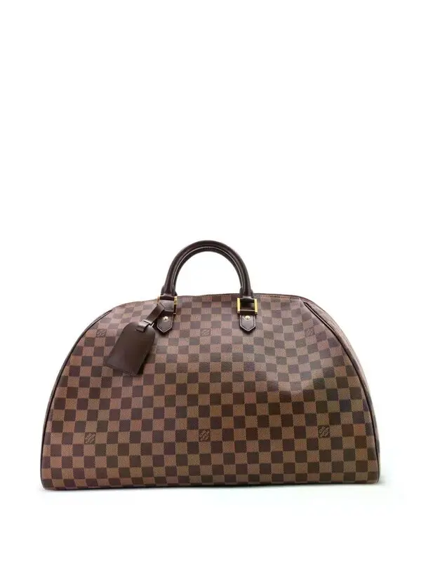 LOUIS VUITTON Damier Ebene Ribera Gm Travel Bag
