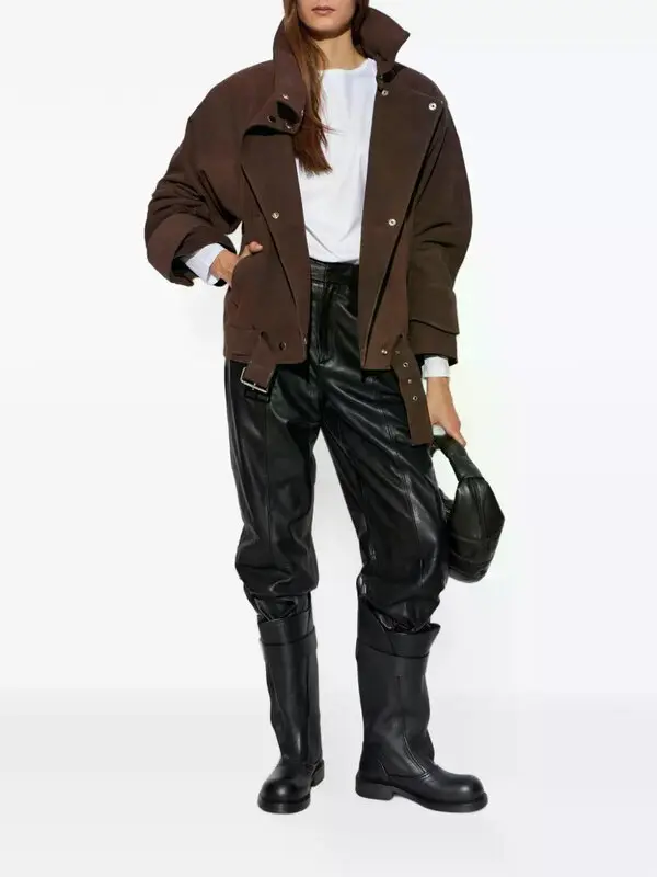 IRO PARIS Melior Belted Leather Jacket