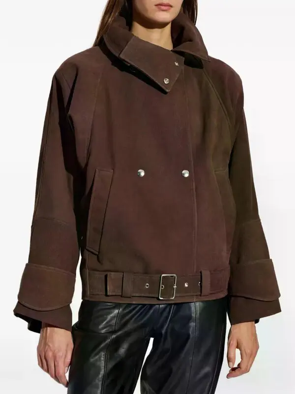IRO PARIS Melior Belted Leather Jacket
