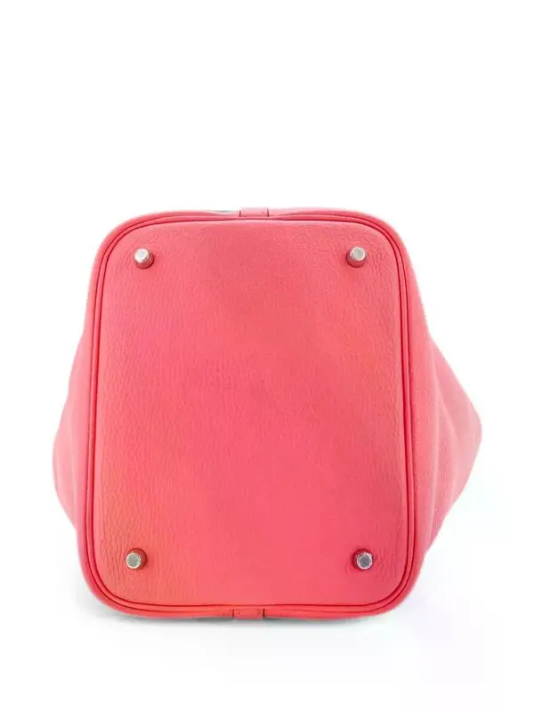Hermès Eclat Picotin Lock Bag Clemence Mm Bucket Bag