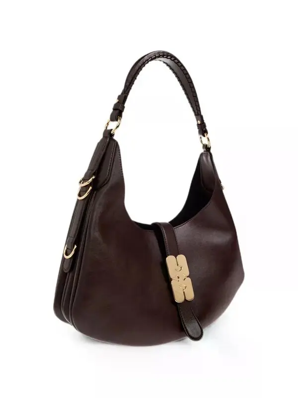 GANNI Logo-plaque Shoulder Bag