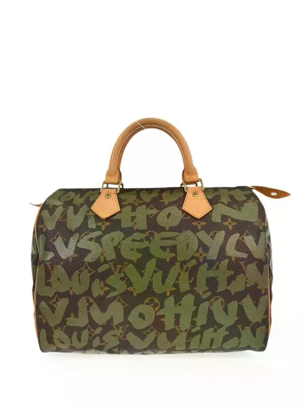 LOUIS VUITTON X Stephen Sprouse 2001 Graffiti Speedy 30 Handbag - Brown