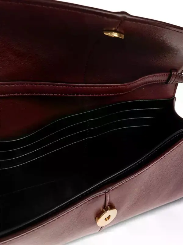 JIL SANDER Logo-print Leather Shoulder Bag